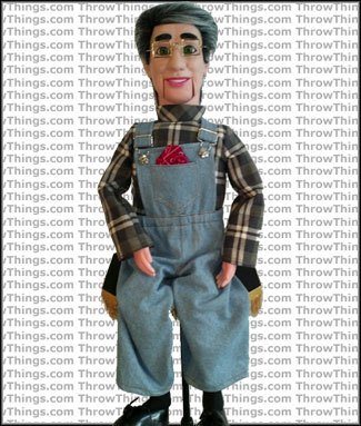 Old Man & Lady Ventriloquist Dummy - 13 Crazy Dolls for SALE